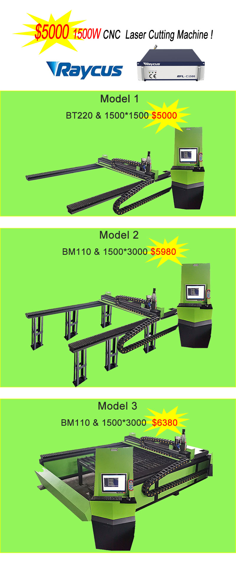 Portable CNC Plamsa Laser Cutting Machine Manufacture