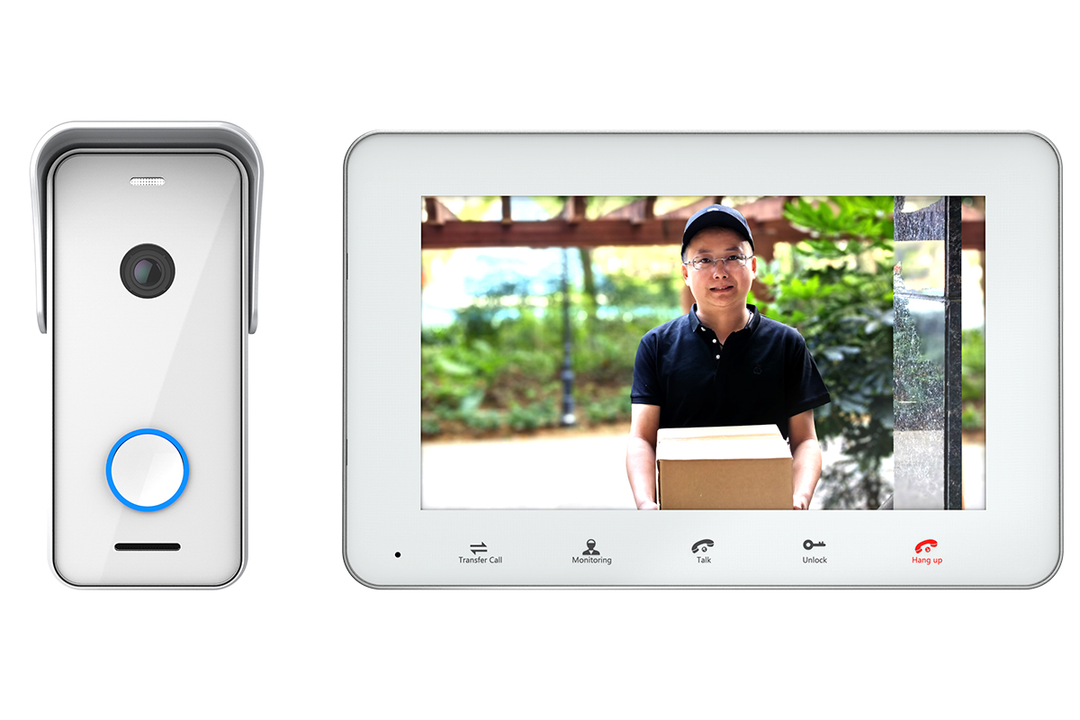 4 Wire 7 inch Video Door Phone - UNIQUELY LBTECH SPECIALLY MADE FOR YOU