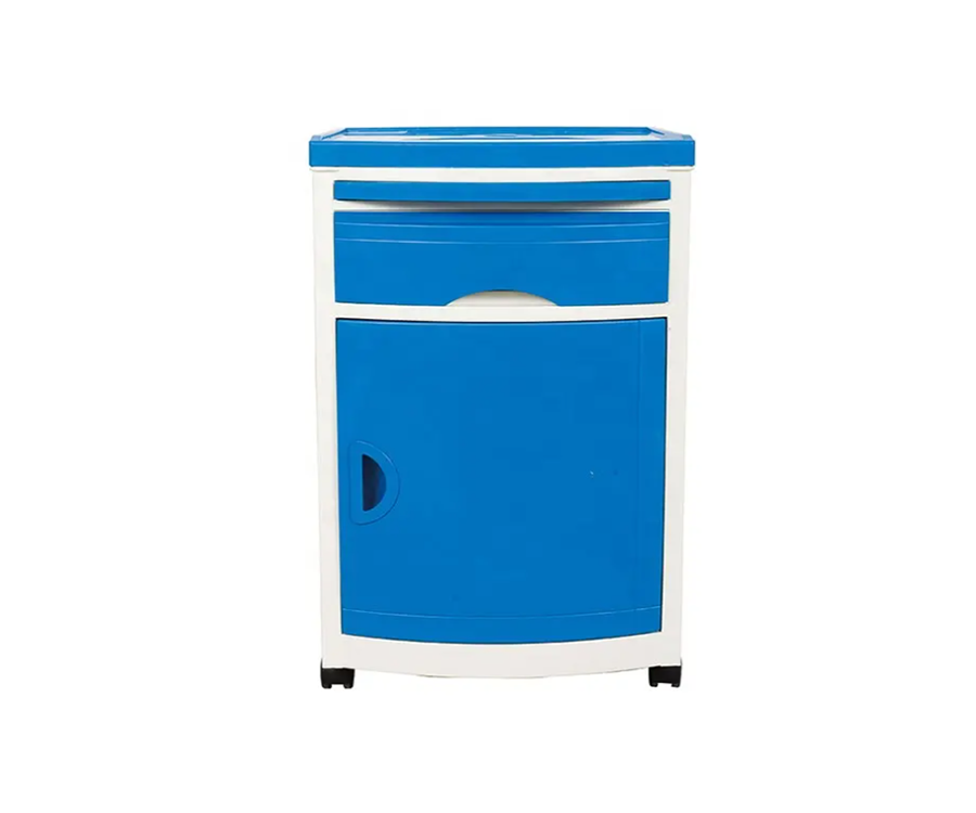 Medical bedside table ABS engineering plastic bedside table medical bed