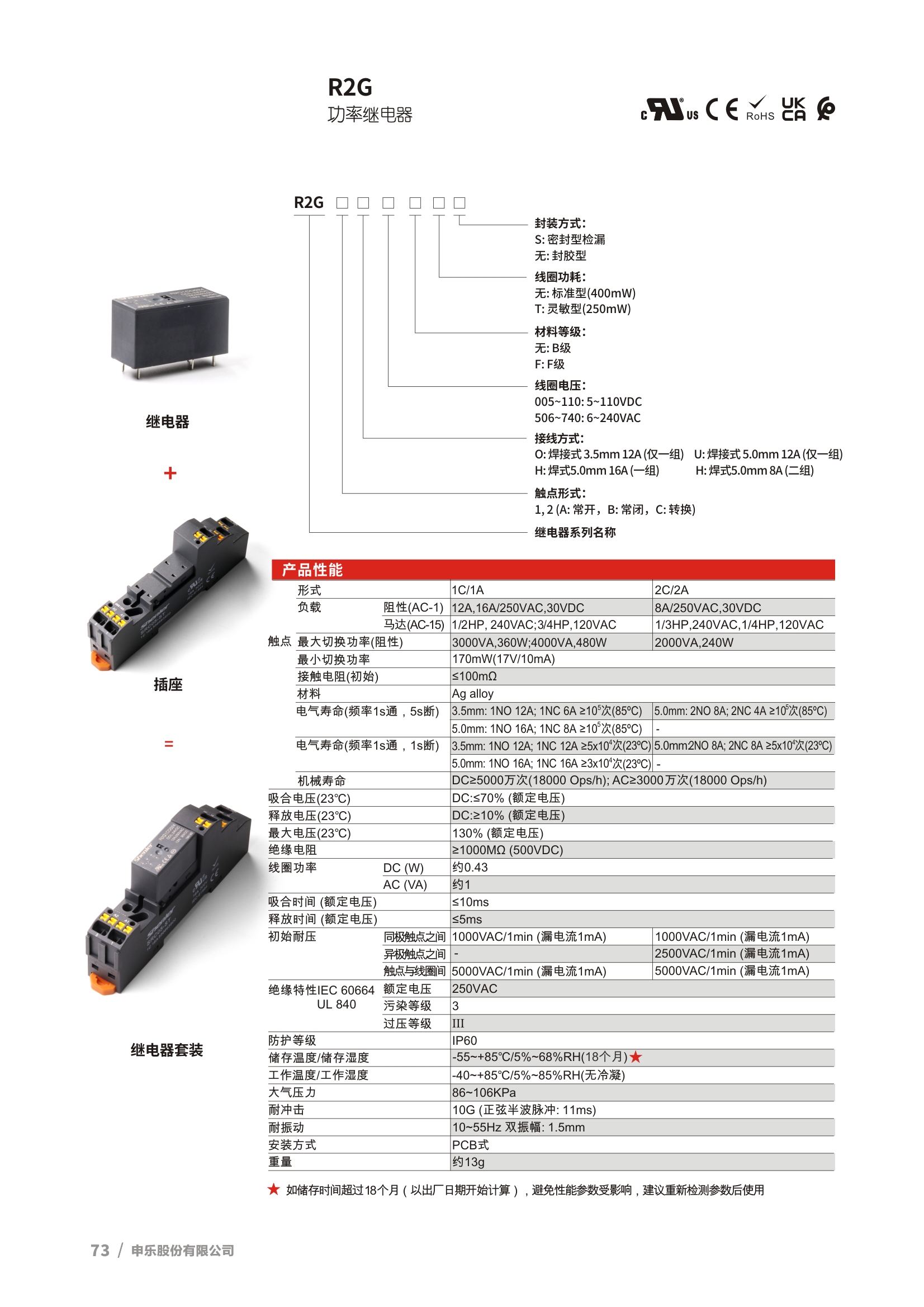 R2G功率继电器 - 申乐—定义美妙互联