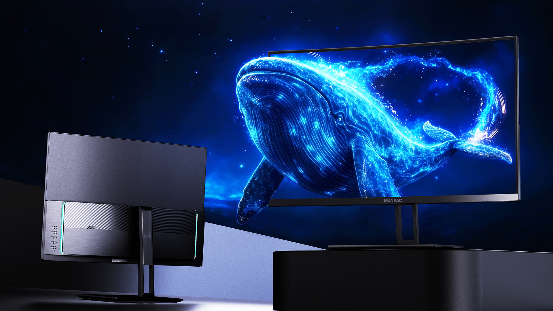 MAXPAX曲面轻电竞显示器 | Curved Light Gaming Monitor - 良设纪工业设计官网