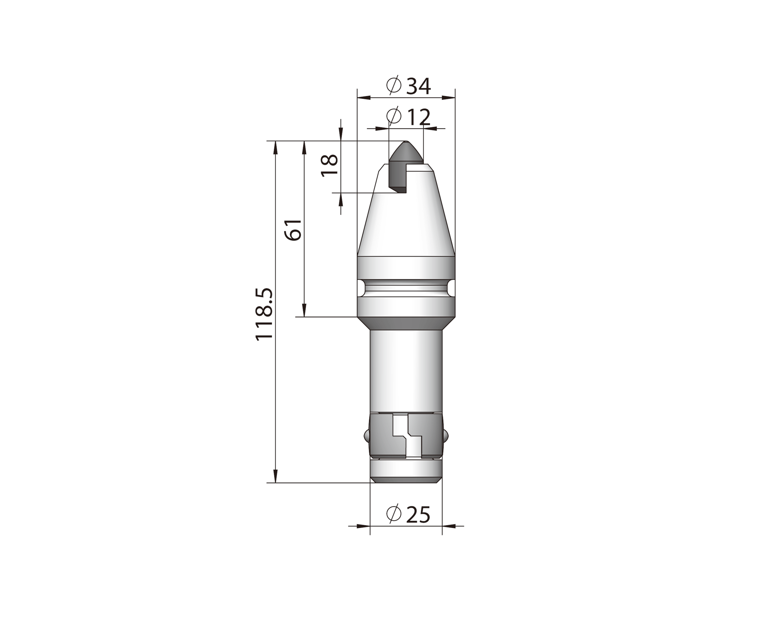 Conical Pick - Tcen Engineering Equipment Co., Ltd
